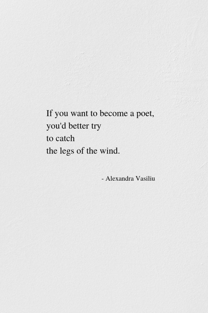Become a Poet Poem Alexandra Vasiliu | Alexandra Vasiliu - Bestselling ...