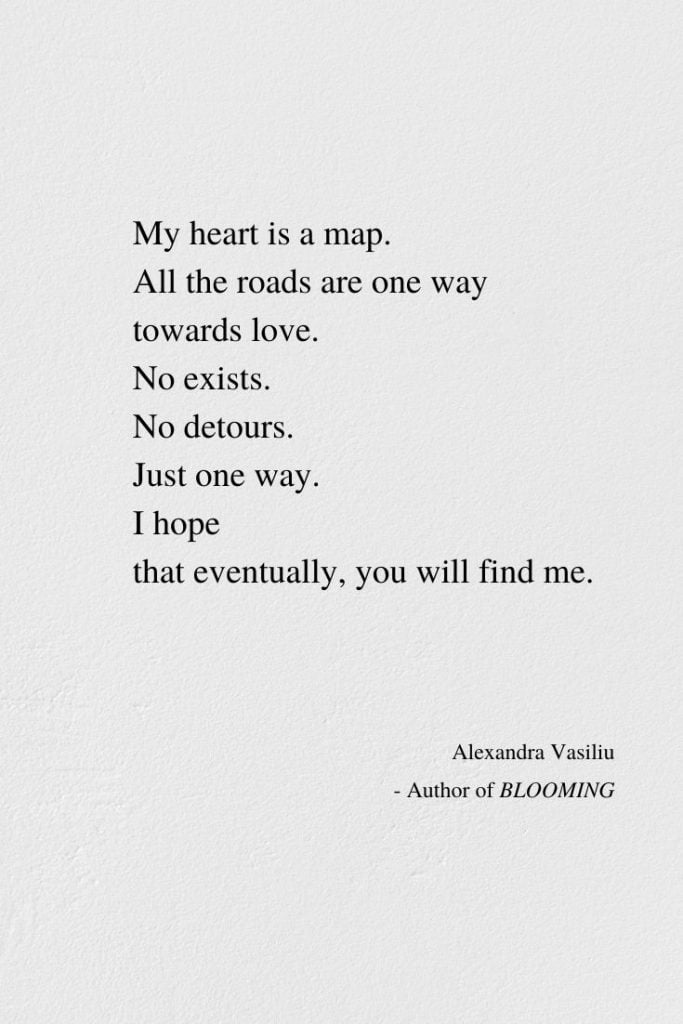 My Heart Is A Map – Poem by Alexandra Vasiliu, Author of BLOOMING ...