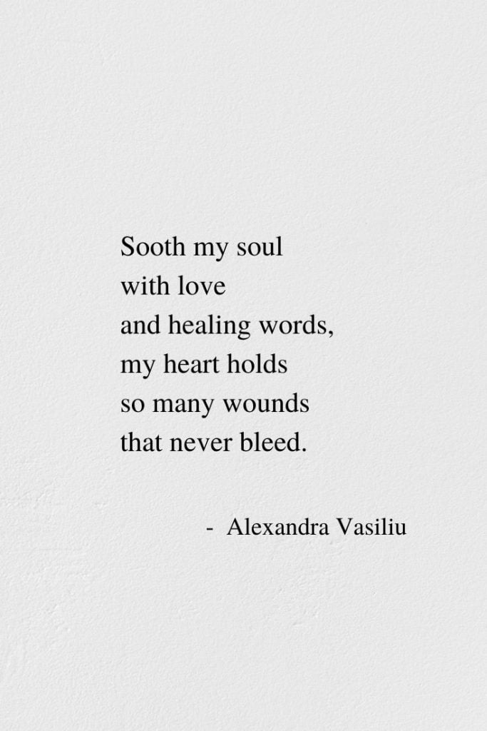 Soothe My Soul – Poem by Alexandra Vasiliu, Author of BLOOMING and ...